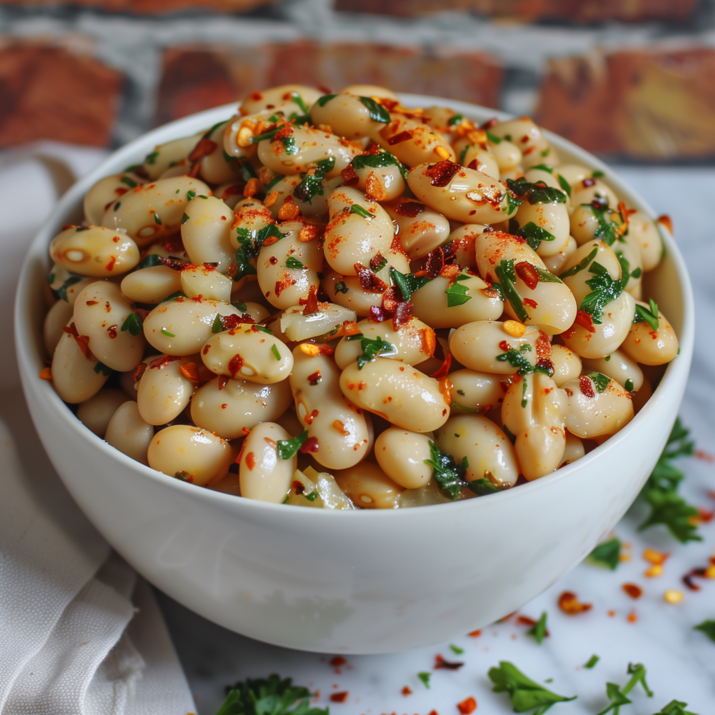 Marinated Butter Beans - Frau Virtin