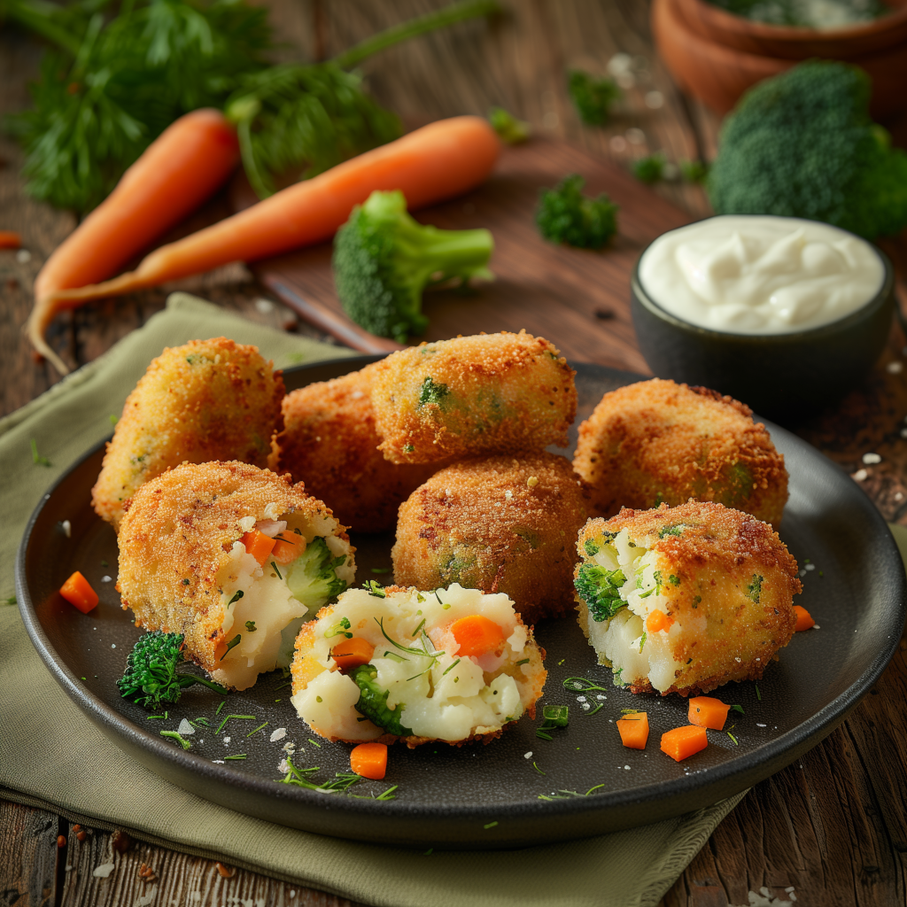 Broccoli Croquettes - Frau Virtin