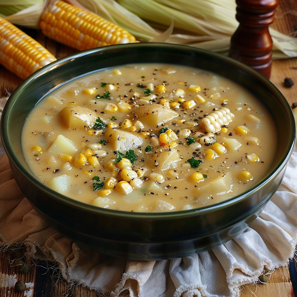 Corn Chowder - Frau Virtin
