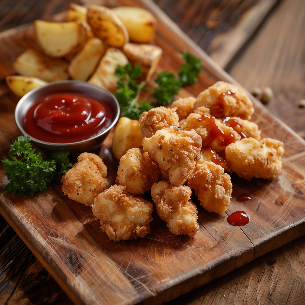 Popcorn Chicken - Frau Virtin