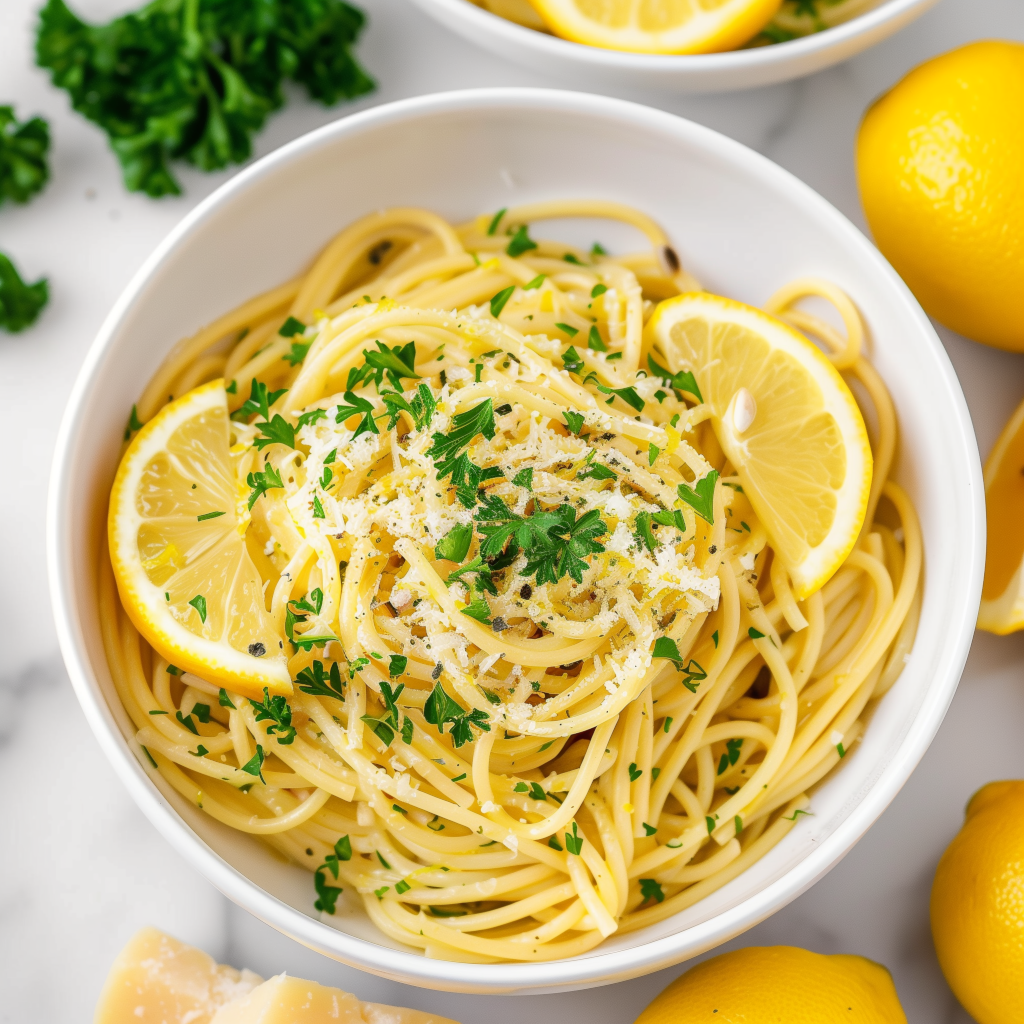 Lemon Spaghetti - Frau Virtin