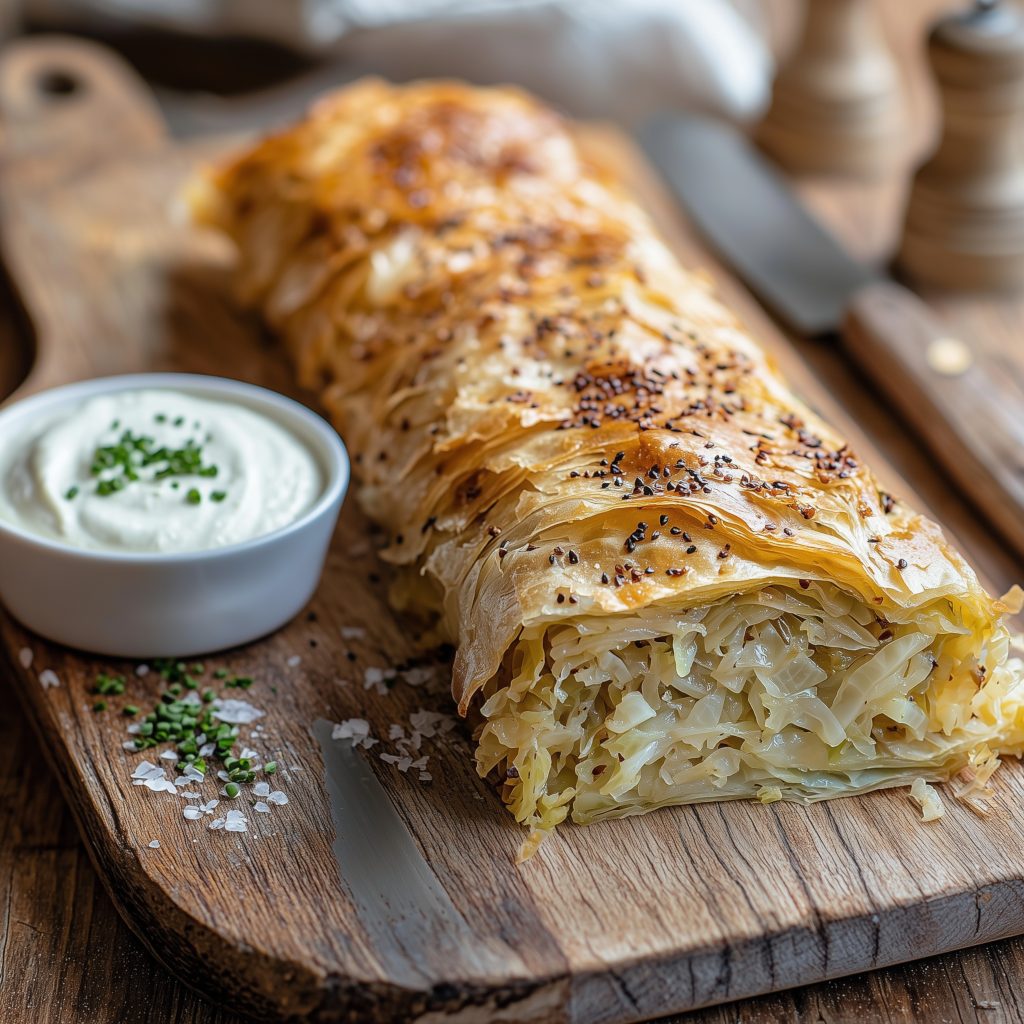 Cabbage Strudel - Frau Virtin